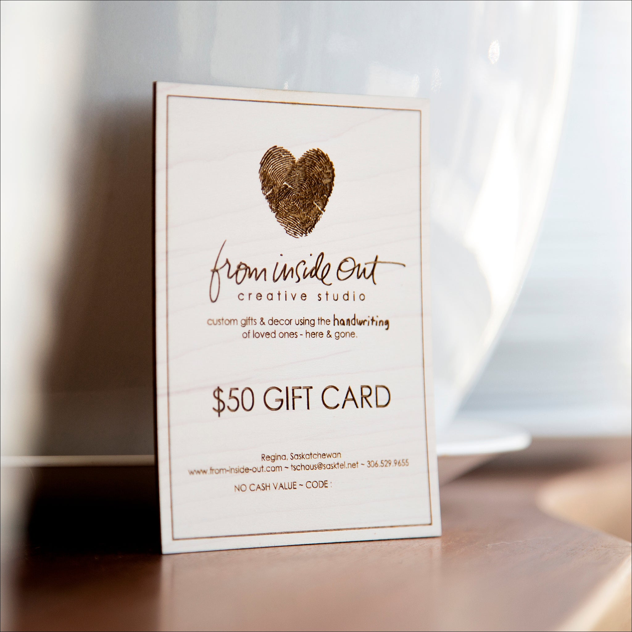 From Inside Out Gift Card - Custom & Personalized Gifts – From Inside ...